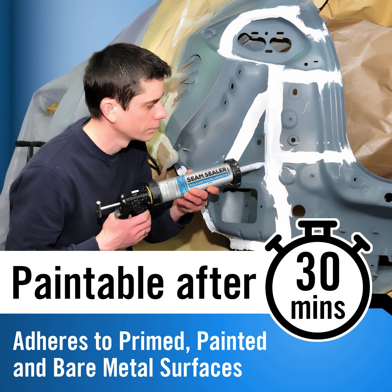 Bearkland Auto Seam Sealer Kit - Available in 1 Pack and 2 Pack ...
